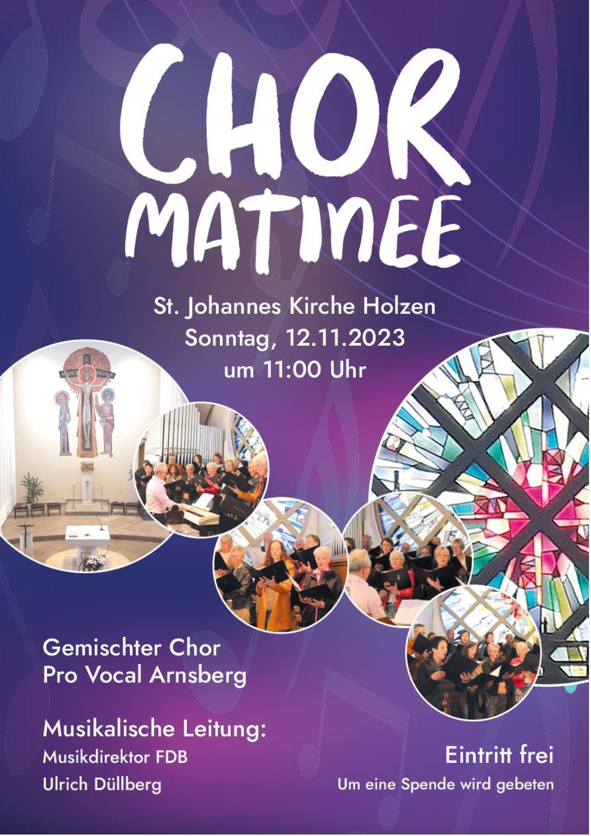 Yoga für das musikalische Gehör! Chormatinee in der St. Johannes Kirche ...