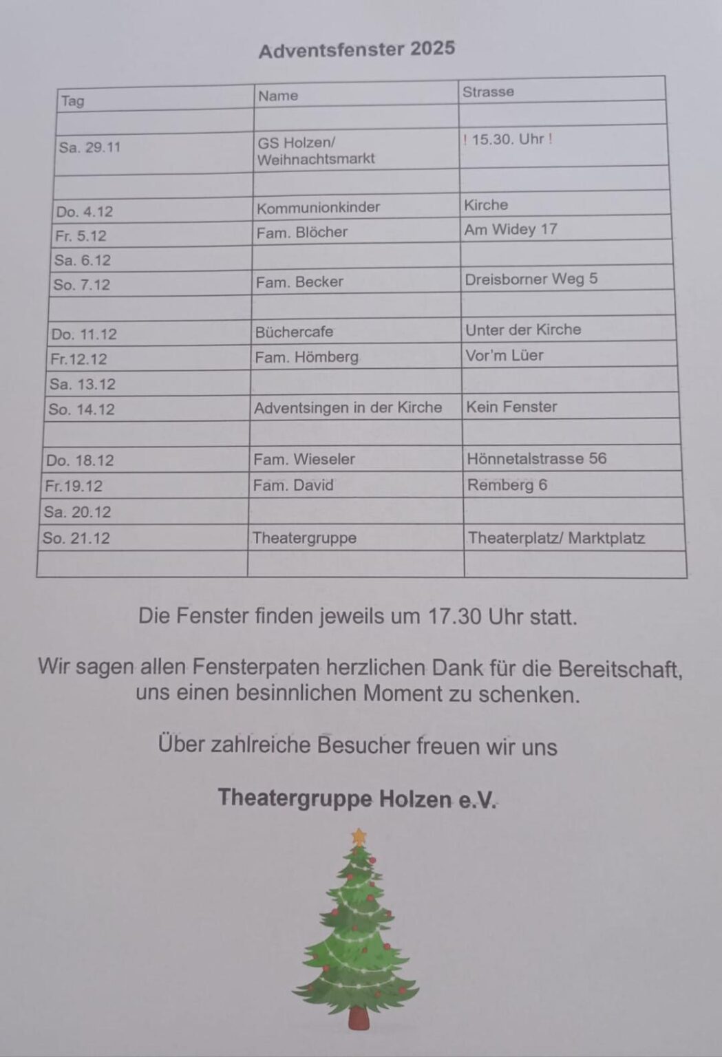 Lichterglanz in Holzen: Adventsfenster zaubern Vorweihnachtsstimmung ...